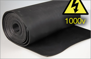 Electrical shock resistant safety mats