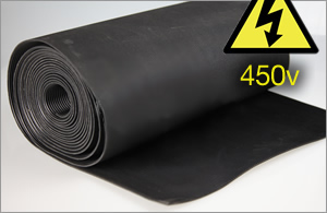 Electrical shock resistant safety mats