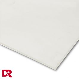 Natural Rubber Specification BS1154 White 40° Shore - White 3mm thick